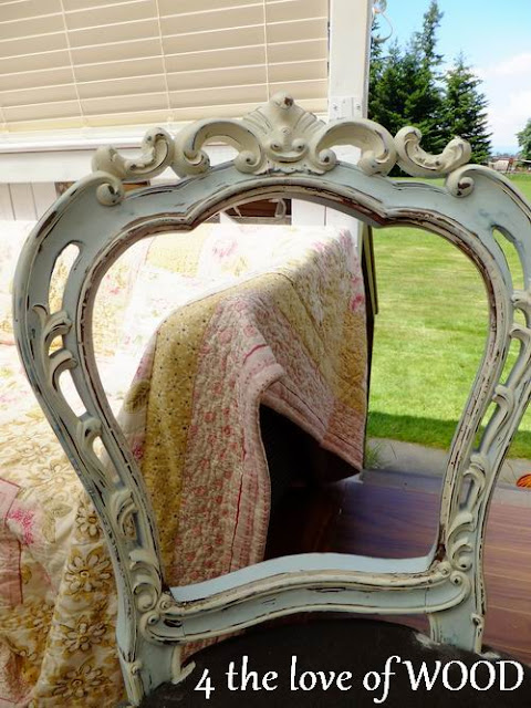 4 the love of wood: HOW TO UPHOLSTER AN OPEN CHAIR BACK - step one