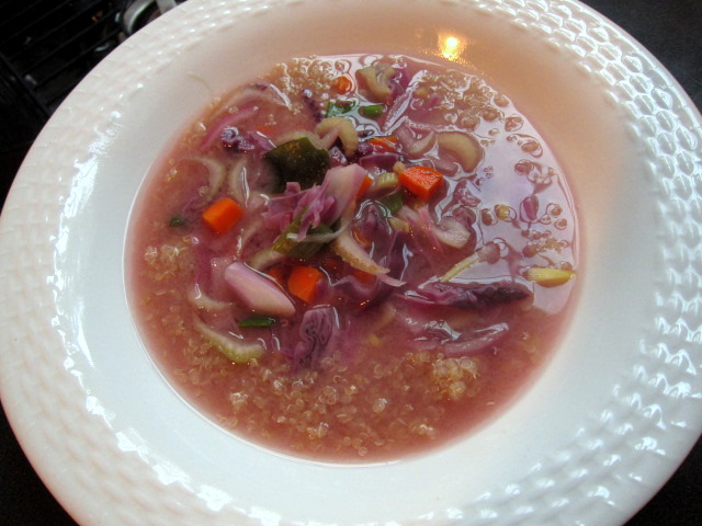 Fishtails and Pearls: Vegetable Miso Soup with Local Cod