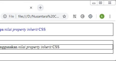 Tutorial Belajar CSS Part 7: Sifat Penurunan Dalam CSS (Inheritance)