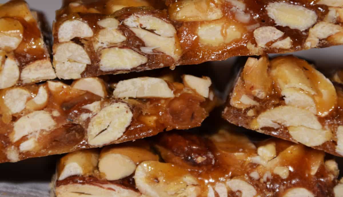 Turrón de chocolate y maní (sin azúcar