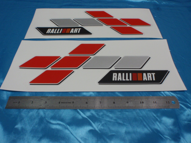 Ming_FD3S Garage: Ralliart Original Side Decals Sticker