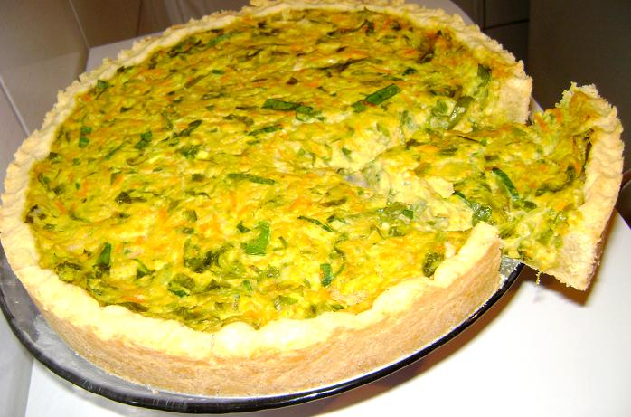 Torta vegetariana light - Culinária diet e light
