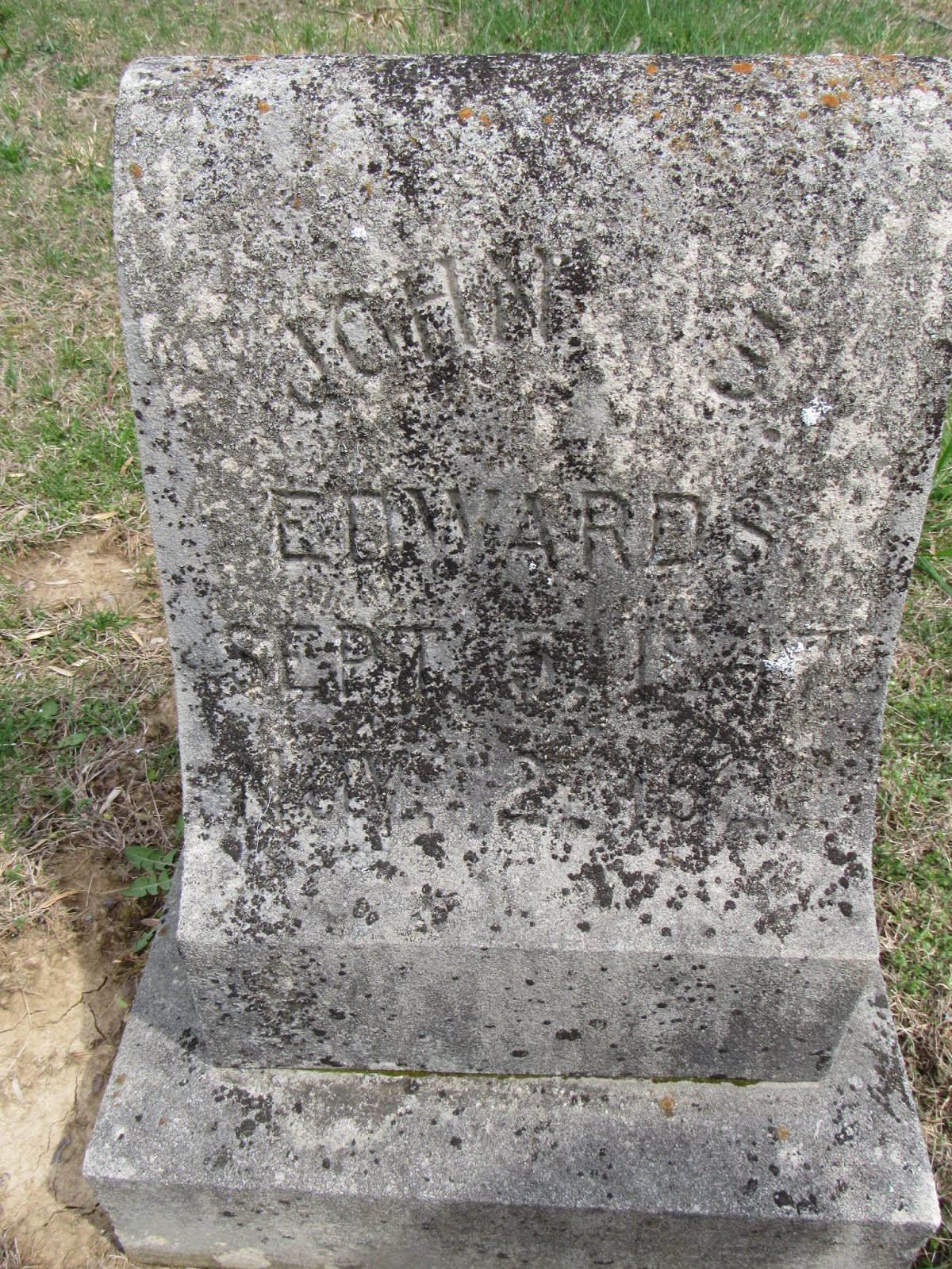 A Walk Through The Tombstones: Edwards Cemetery