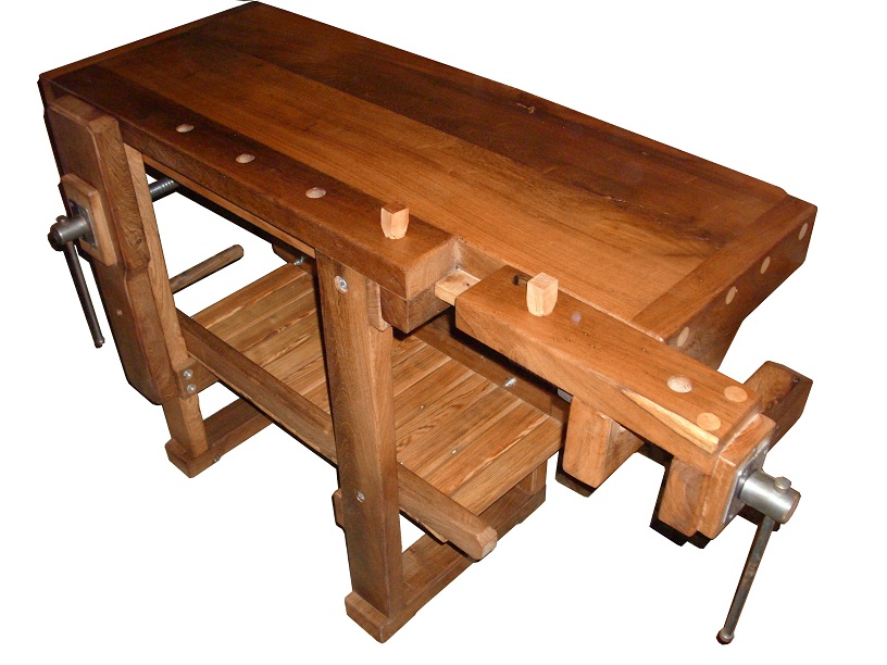 Banco de Carpintero con morsa Lateral en L y morsa Frontal | CarpinteroF