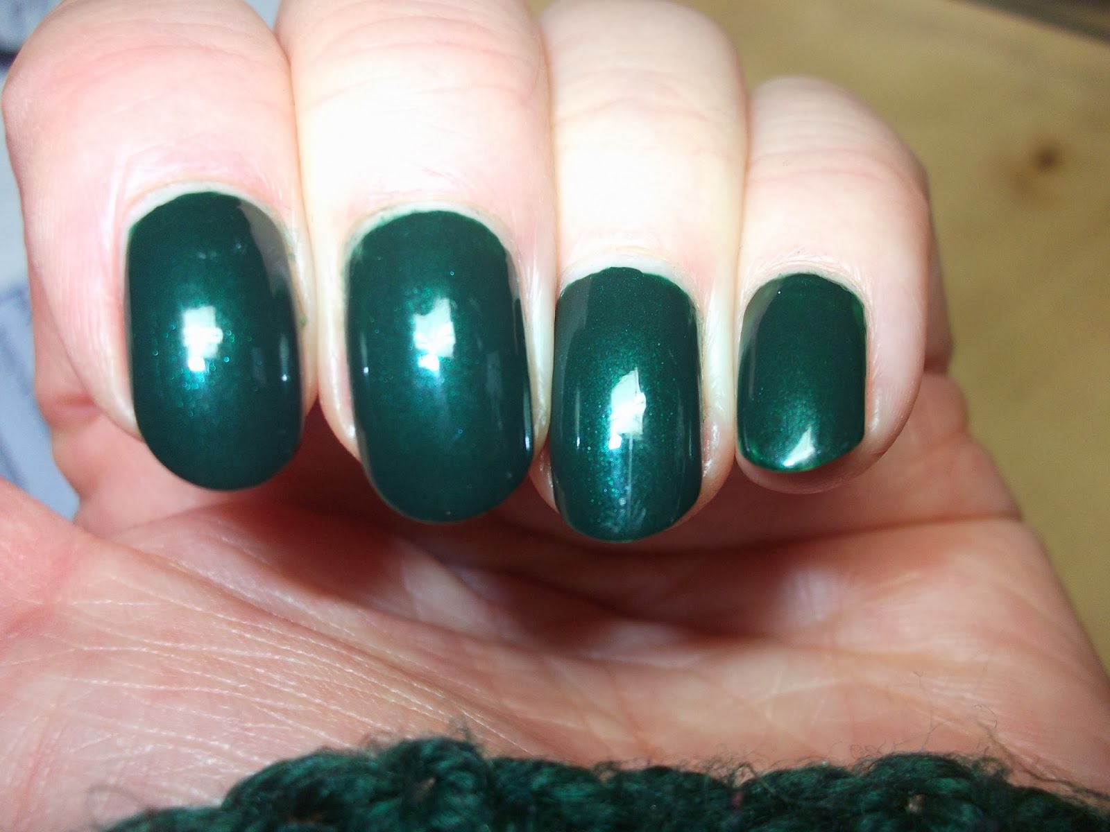 Knitty Nails: Butter London British Racing Green