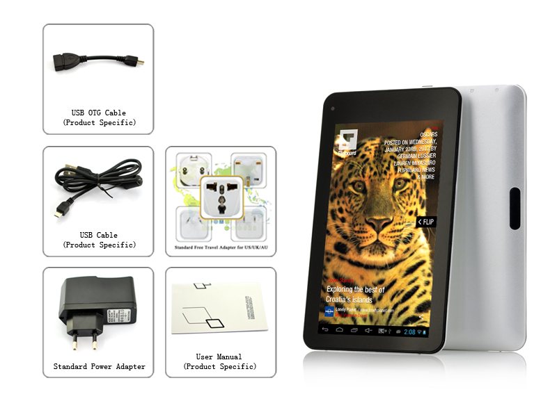 TECALAULTIMA: Android 4.1 Tablet PC "Leopard" - 7 pulgadas de pantalla ...