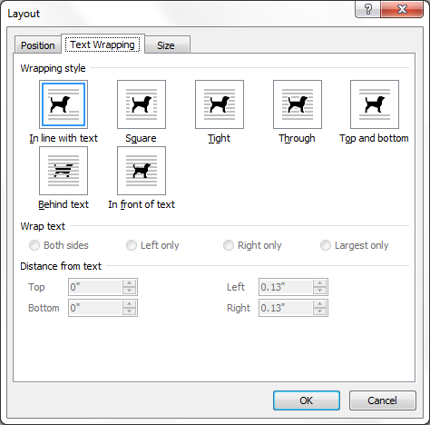 Technology Tamers: Graphic Text Wrapping Options