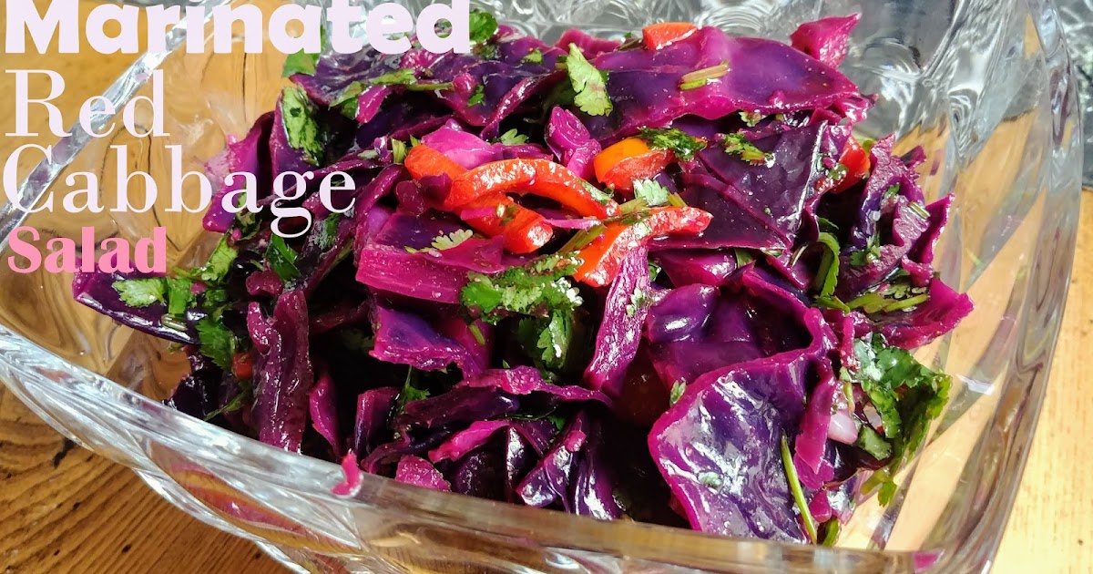 Effortnesslessly: Marinated Red Cabbage Salad
