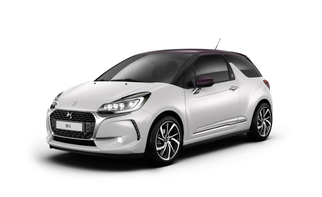 DS 3 Restylée (2016 à 2018) - Couleurs et code peinture