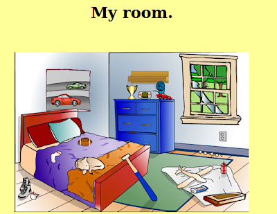 Mi habitación.-Inglés fácil para primaria