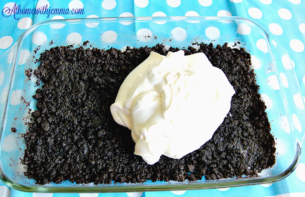 Oreo Cream Dessert - At Home with Jemma