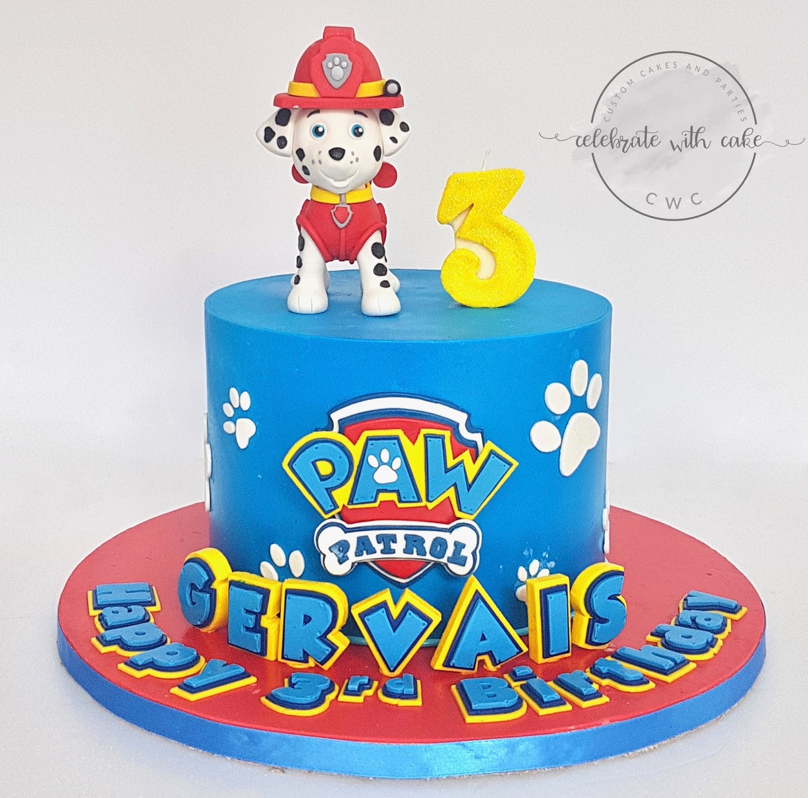 Paw Patrol Marshall Cake