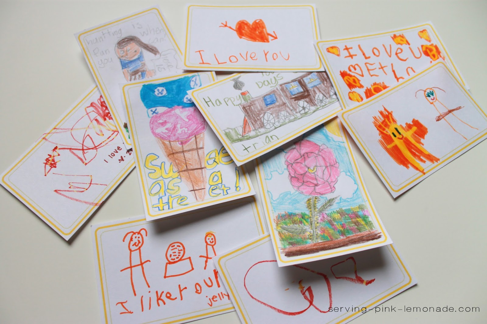 Serving Pink Lemonade: Gifts Kids Can Make: Sunshine Notes