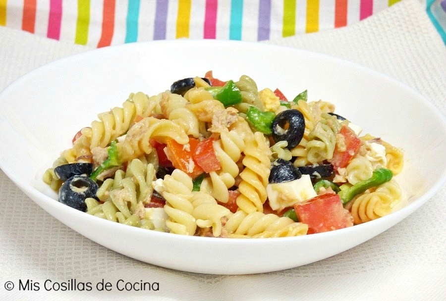 Ensalada de pasta - Mis Cosillas de Cocina
