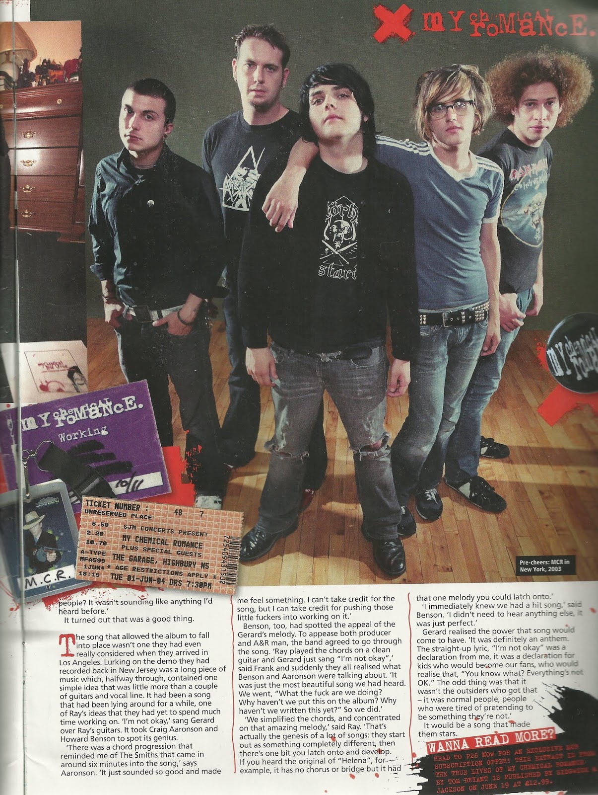 Gallons of the Stuff - A Collection of MCR Magazine Scans