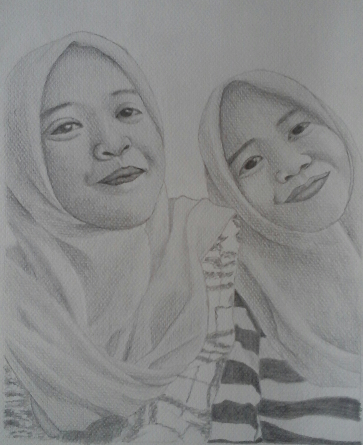 WH D_ART STUDIO (Muhammad Wahidin): sketsa wajah hitam putih