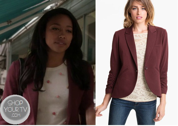 Twisted: Season 1 Episode 4 Lacey's Maroon Blazer | Shop Your TV