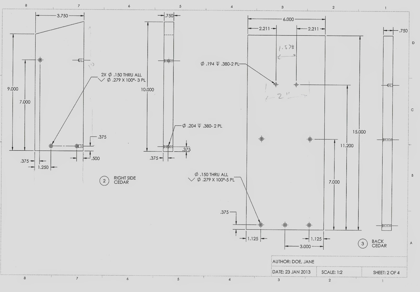 ENGR 1304: More working drawing examples