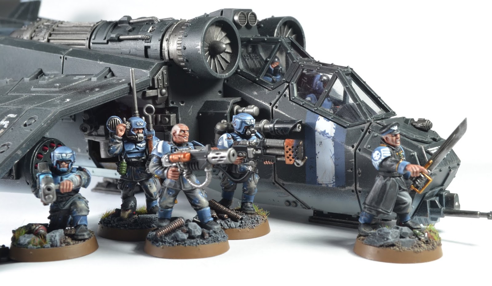 Painting in Space: Finished Valkyrie with Secret Weapon Base!