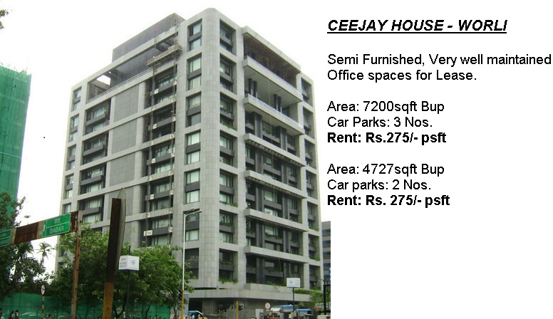 Lifestyle Property Consultants: Ceejay House - Worli, Mumbai ...