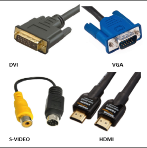 IMPRESION DE MATRIZ DE PUNTO : PUERTOS DE ENTRADA MONITOR LCD
