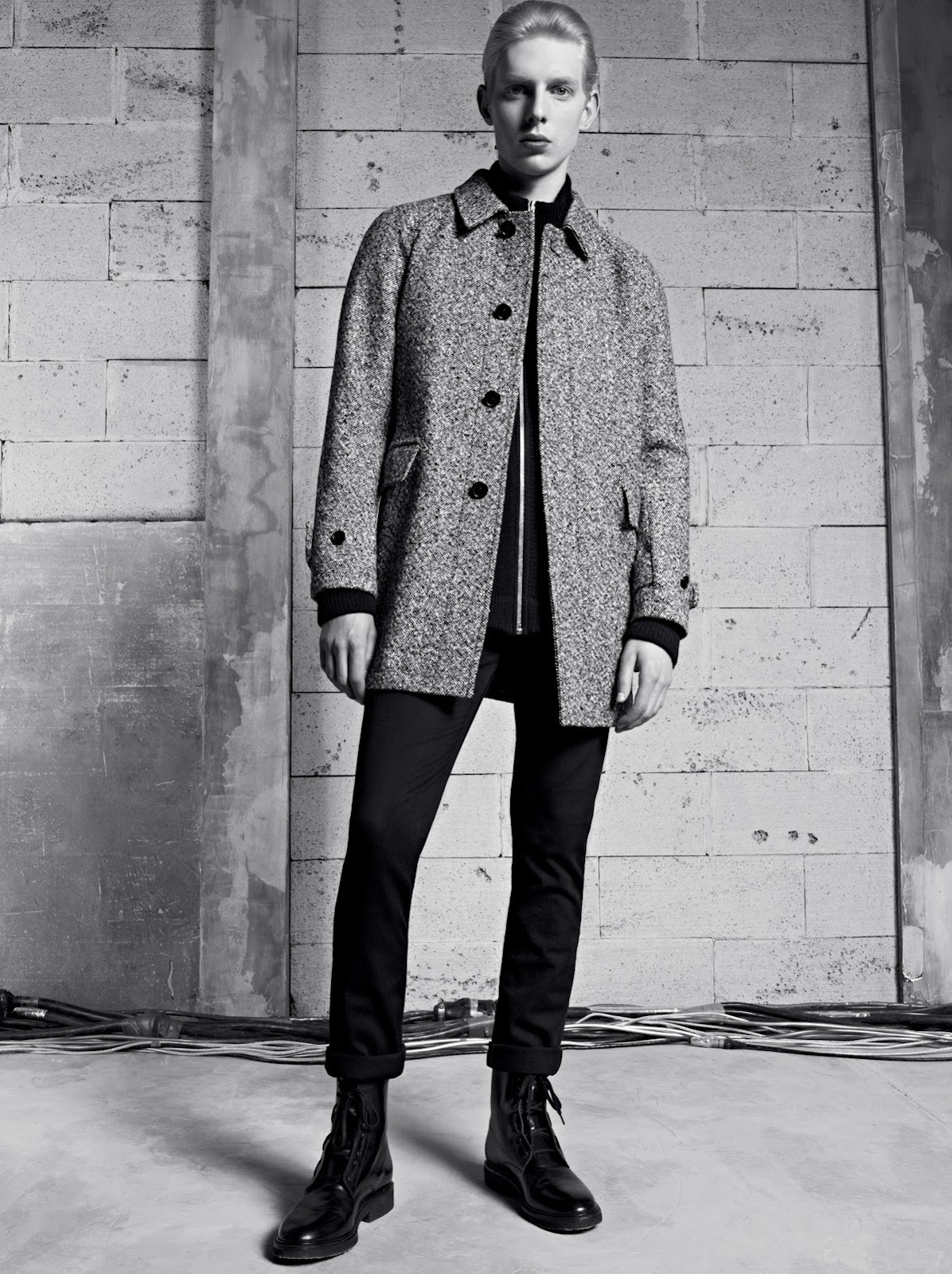 Male Model Otaku: Thomas Penfound : Sandro 2013-14 Fall/Winter ...