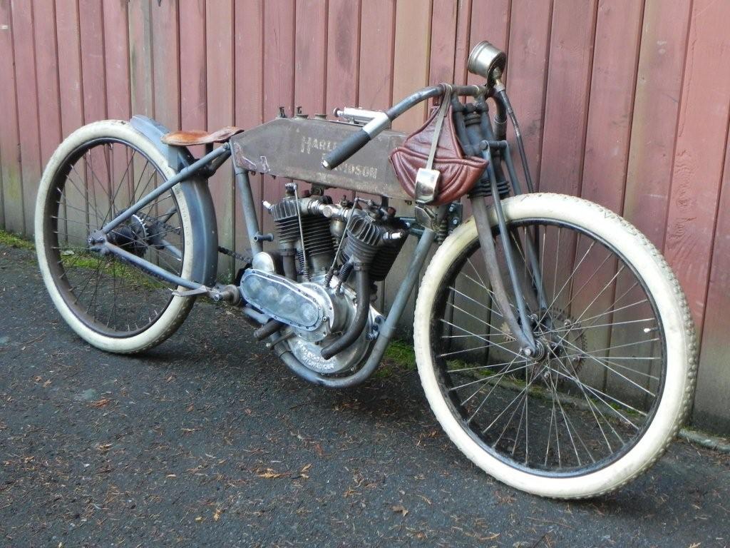 Belinfante-Indian-motorcycles: 1913 Harley Davidson twin racer For Sale