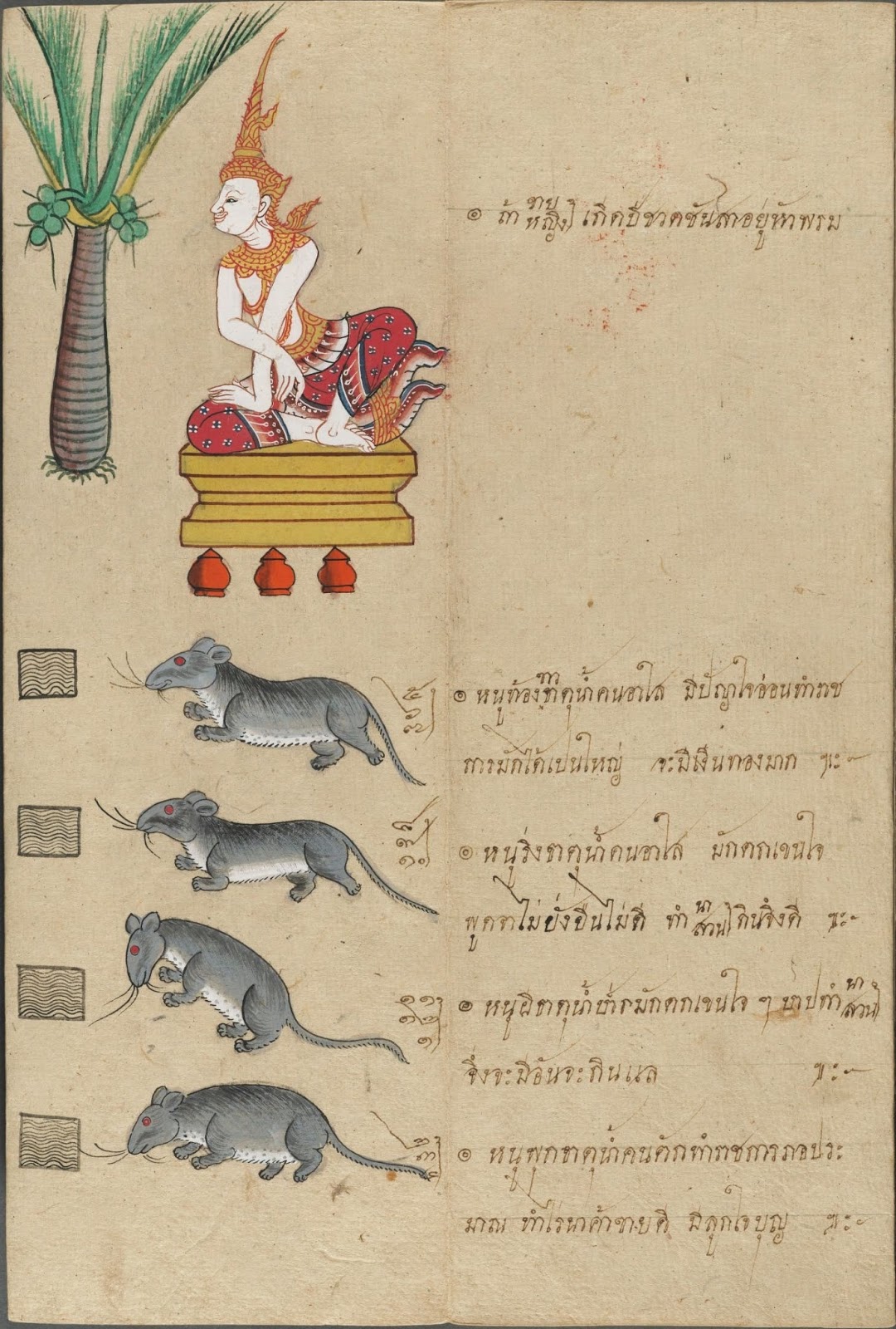 BibliOdyssey Thai Fortune Telling Manuscript BibliOdyssey Thai Fortune Telling Manuscript