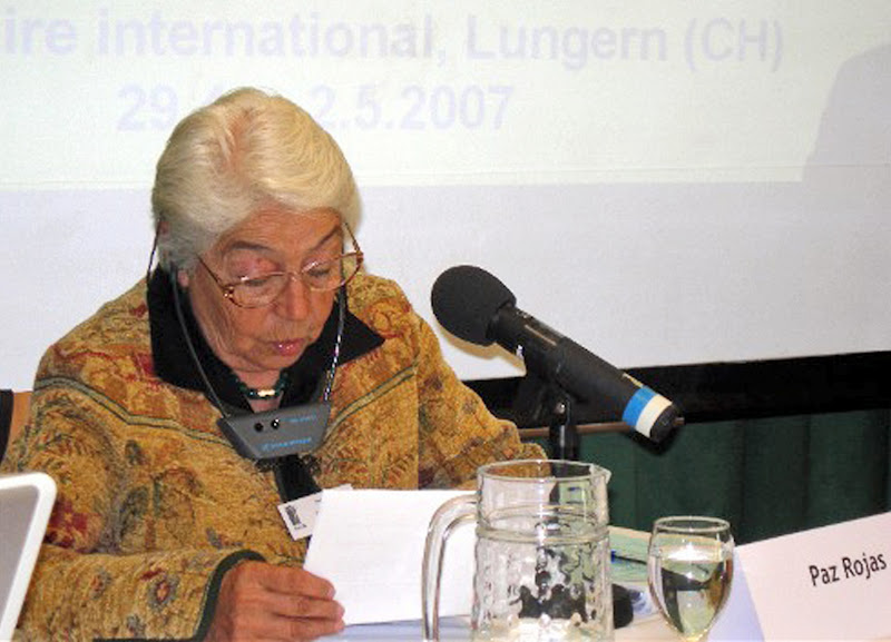 Siglo XXI: PORTRAIT : PAZ ROJAS, UNE FEMME CONTRE LA TORTURE AU CHILI 1/2