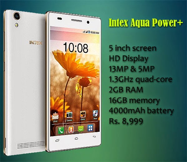 Intex Launch the Budget Smartphone Rs 8,999 with 13MP Camera, 16GB ...