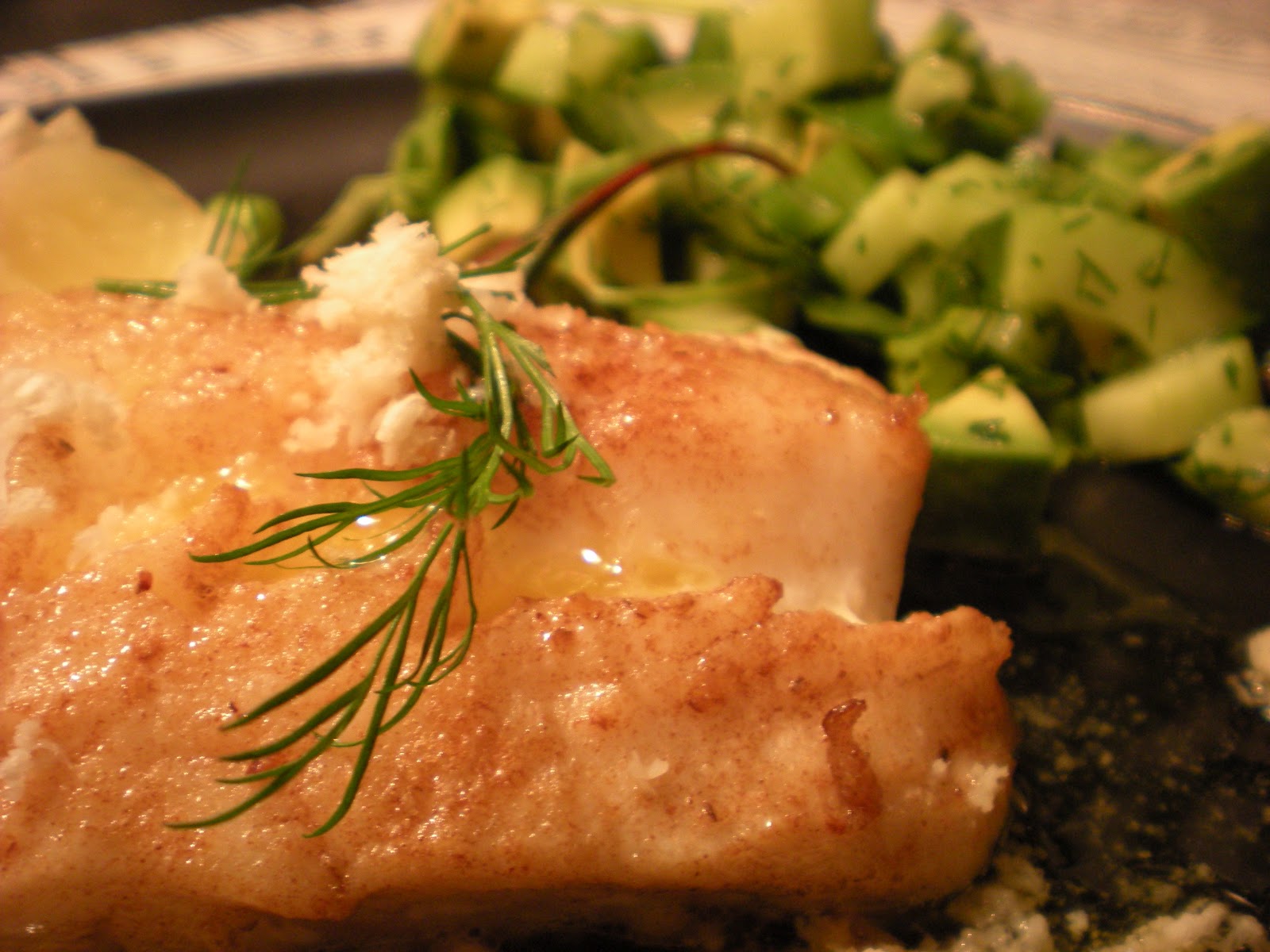 Mörk o Mat: Torskrygg med god grön sallad