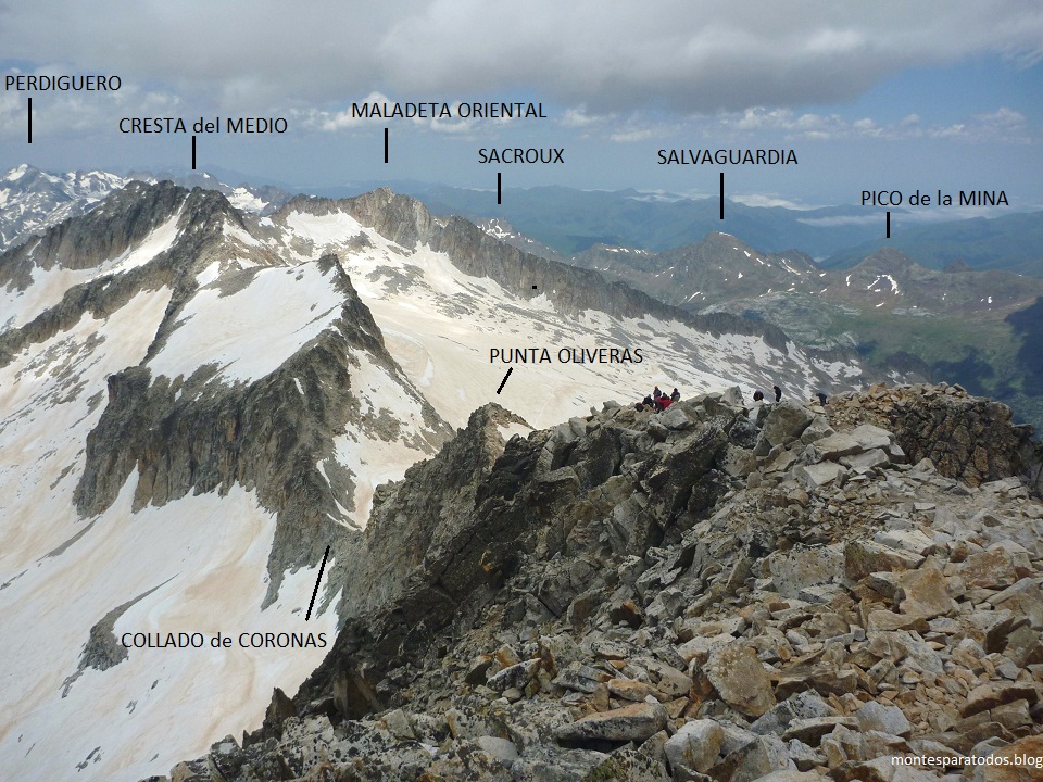 montañismo para todos.: Aneto 3404. Vía normal.