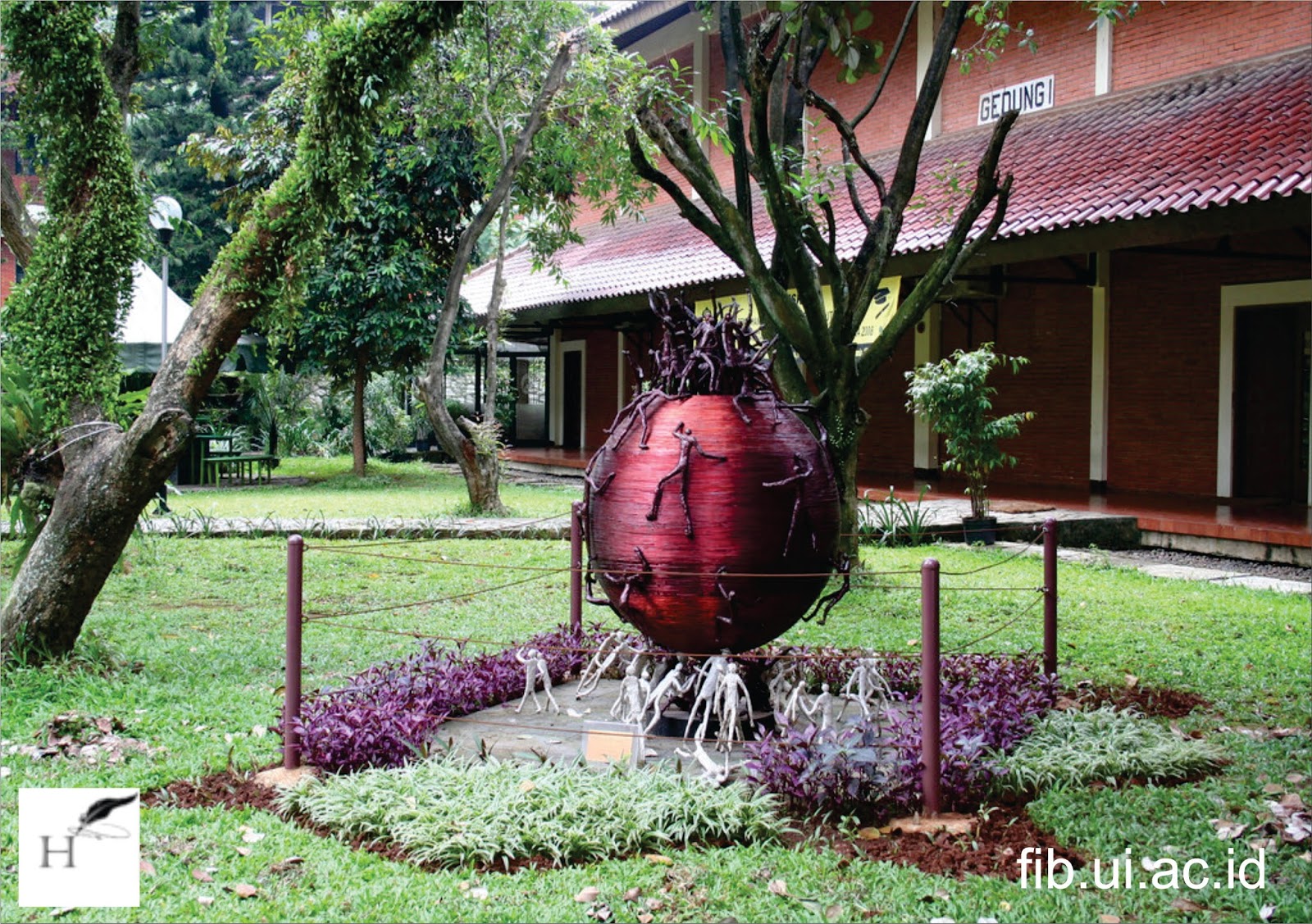 Karya Instalasi Fakultas Ilmu Pengetahuan Budaya UI - Harian Sejarah