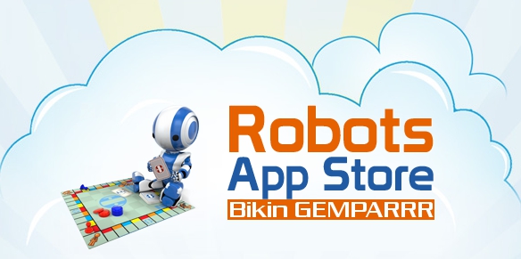 Software Kreatif untuk Robot di Robots App Store - Gemparrr