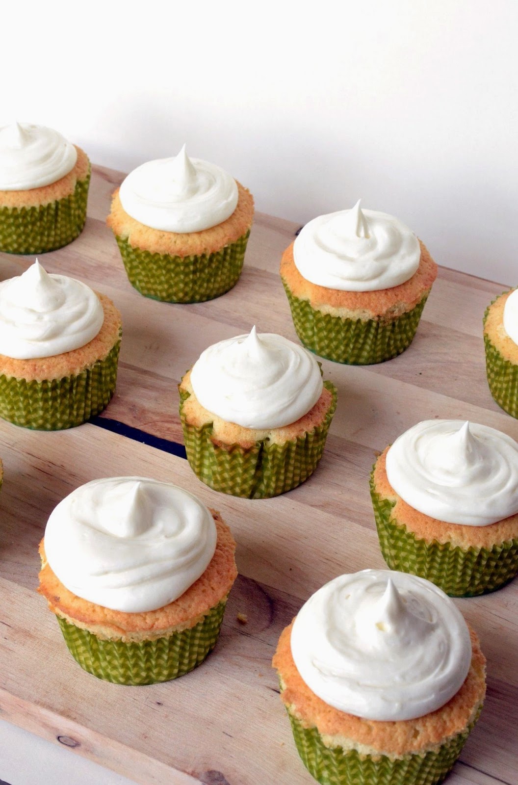 Simple Real Food Vanilla Bean Cupcakes with Frosting