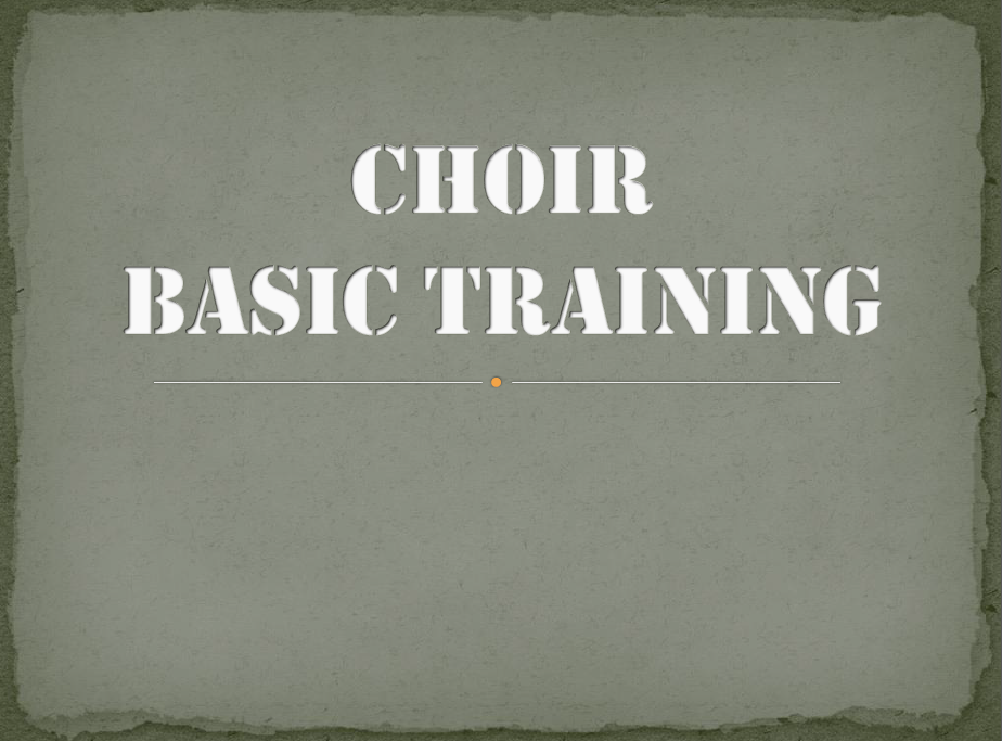 Elementary Music Methods Real Life Edition Choir Basic Training