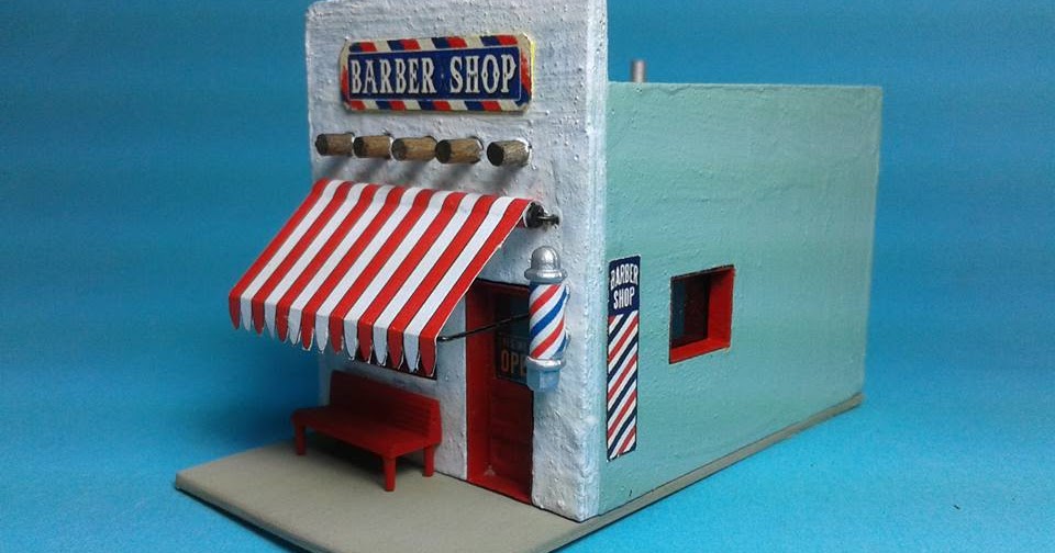 TRACKSIDE MINIATURES by Alain Kap, MMR: Barber Shop will be released soon