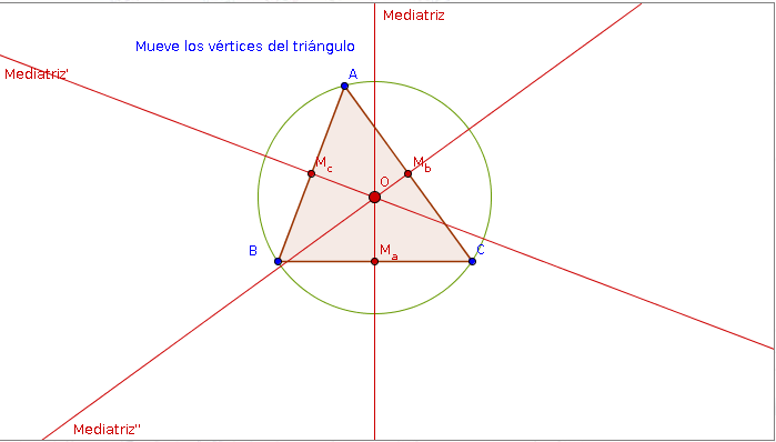 Matemáticas recreativas 4º de ESO: Circuncentro