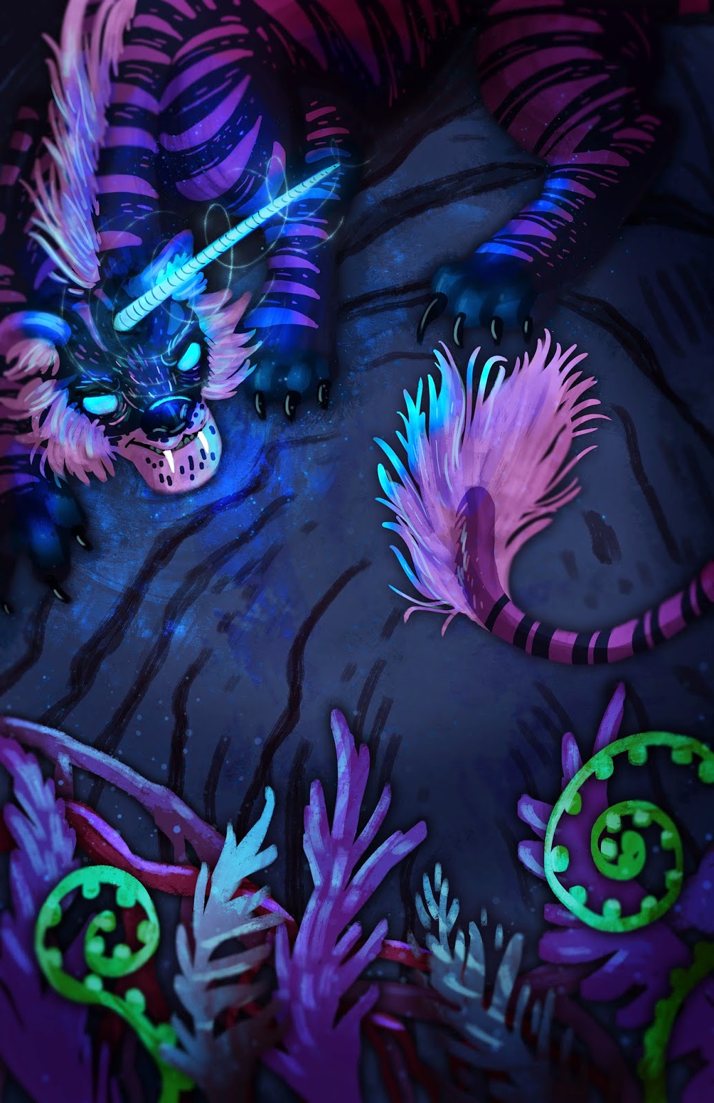 Doda Doodles: Tiger Unicorn