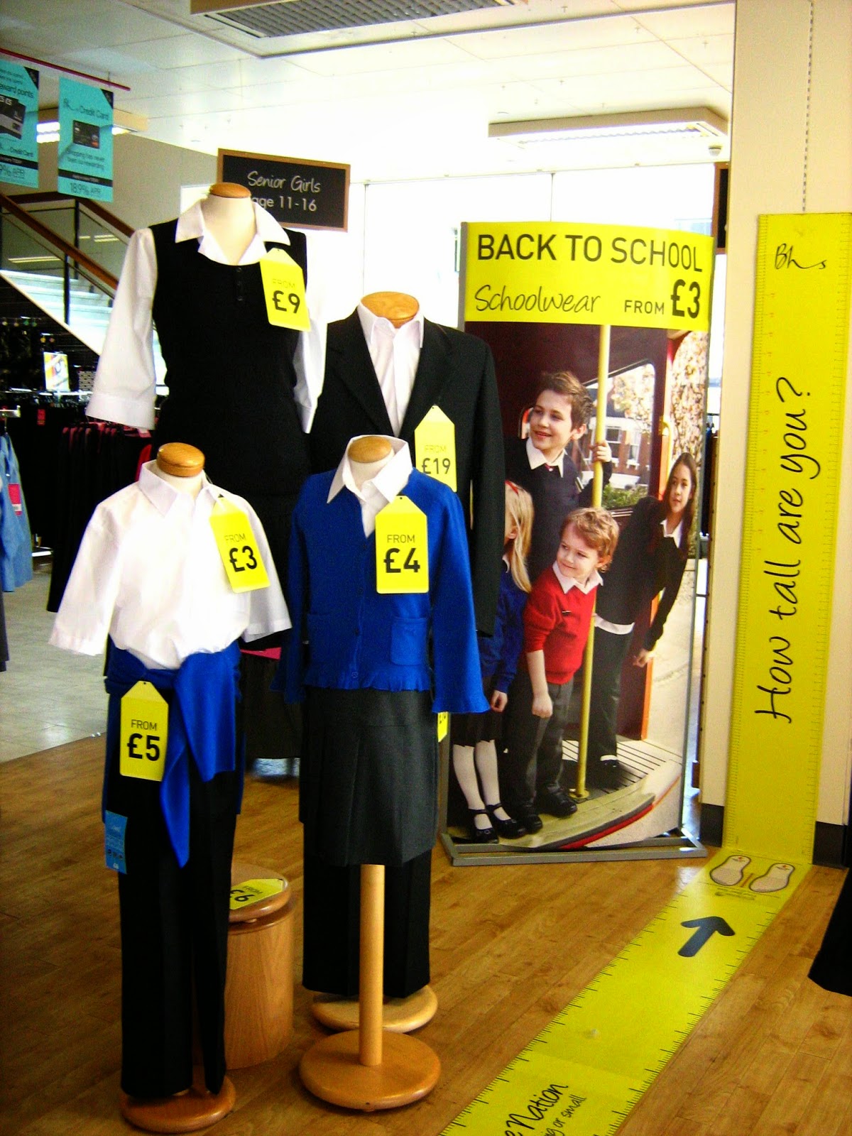 Visual Merchandising 101: BHS Back To School