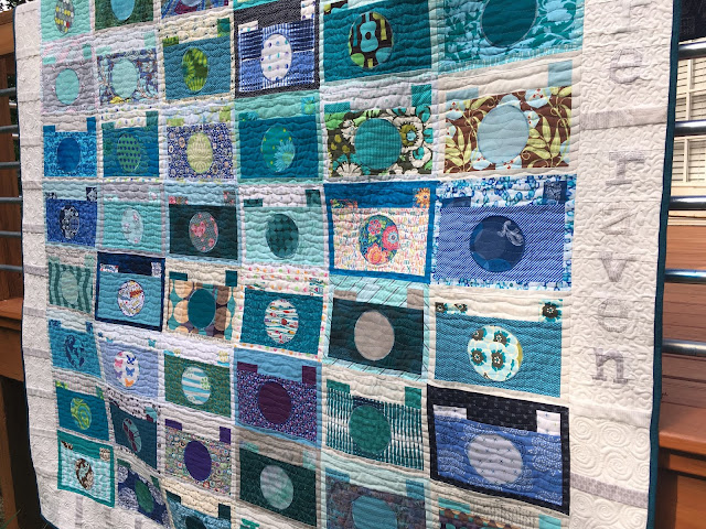 Studio Dragonfly: Finished Camera Quilt