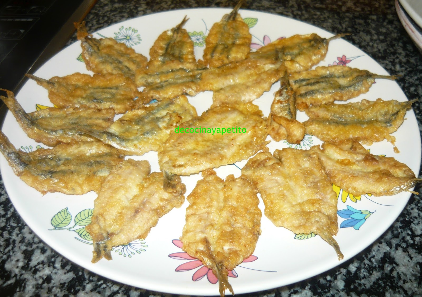 Cocinando con Vicky, recetas de cocina: ANCHOAS REBOZADAS