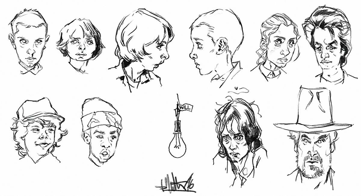 KOPFSTOFF: "STRANGER THINGS": the forgotten sketches