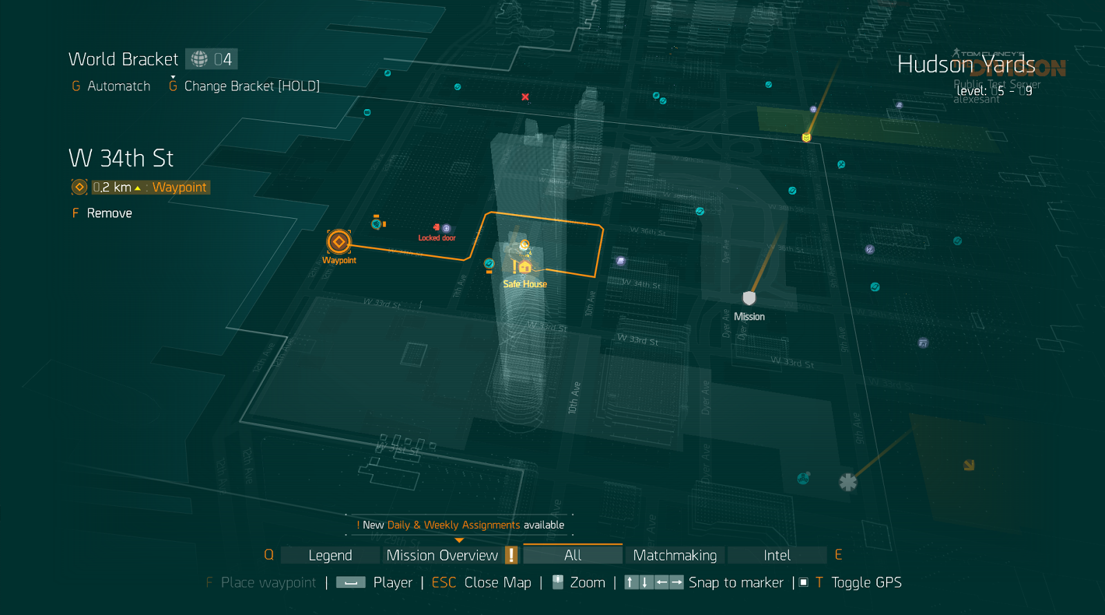 The Division - Roaming Bosses map locations - Open World in patch 1.4 ...