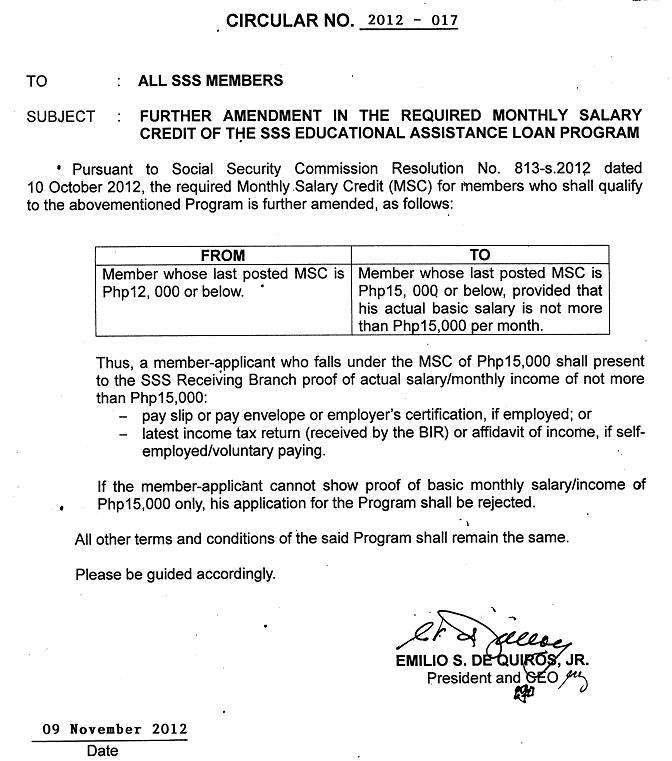 Make Today Count: The SSS Educational Loan