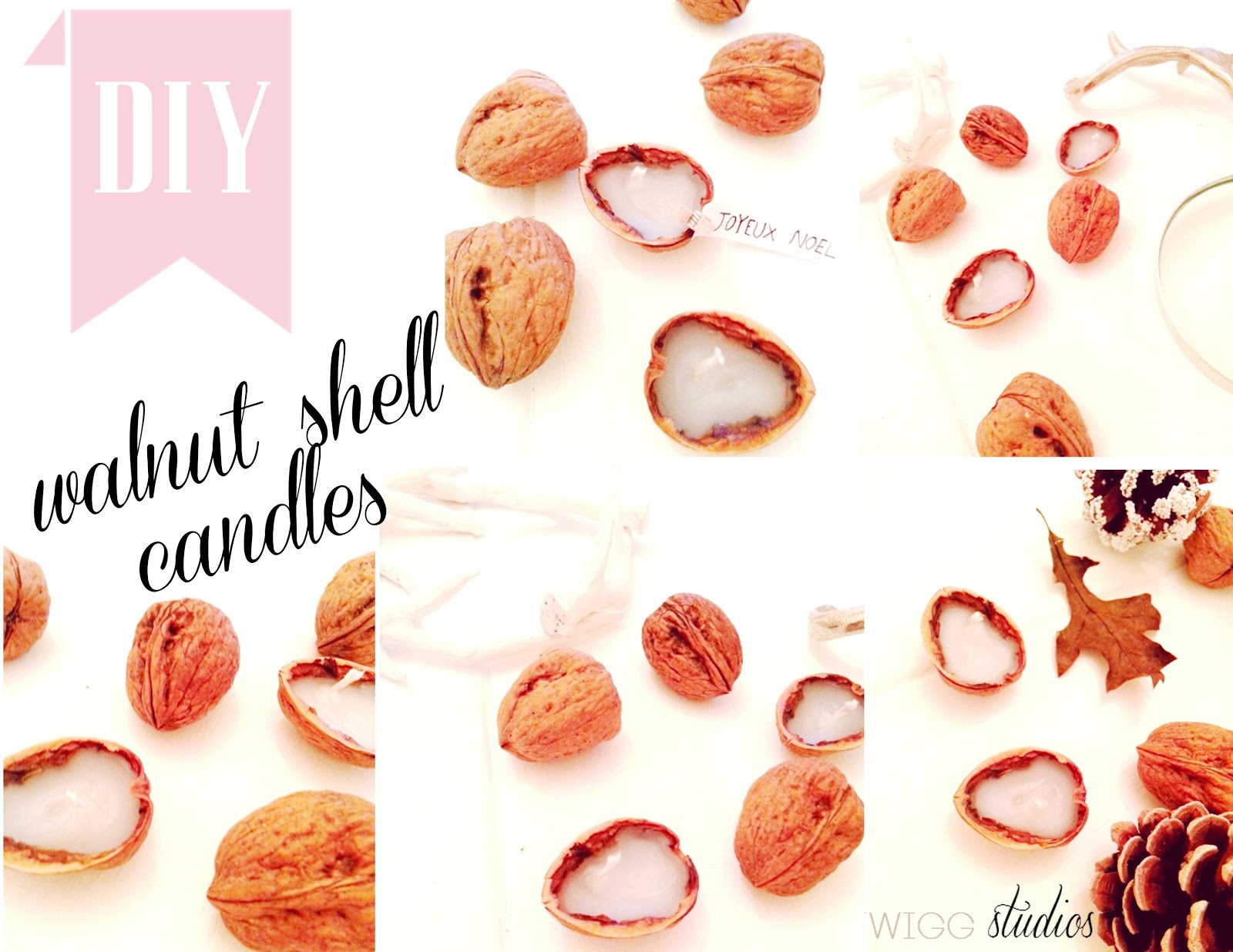 walnut shell candles