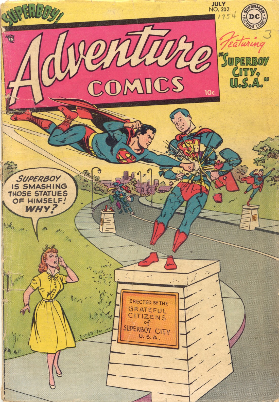Days of Adventure: Adventure Comics # 202, July, 1954