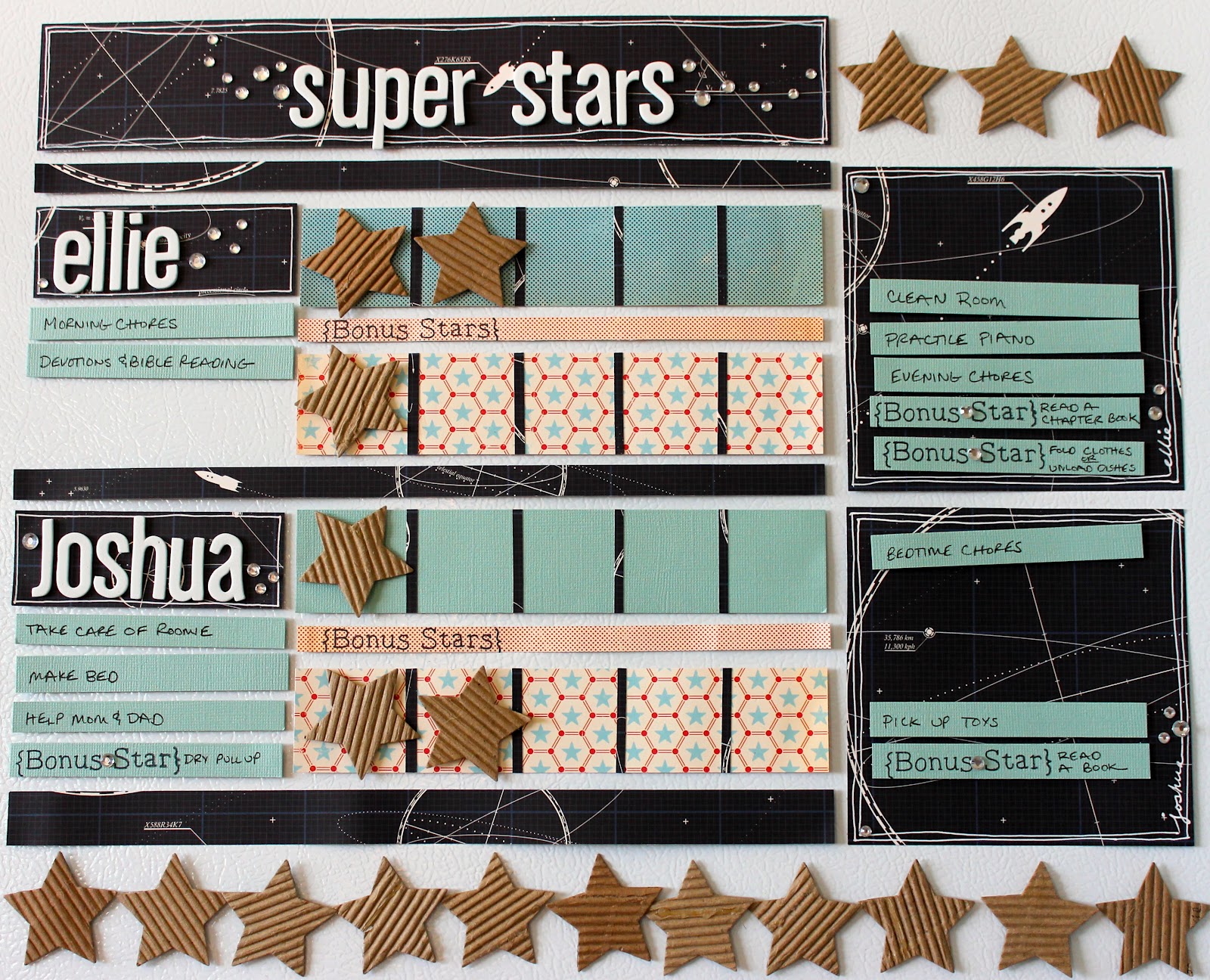 Extraordinary Ordinary Lives: Kids Star Rewards Chart