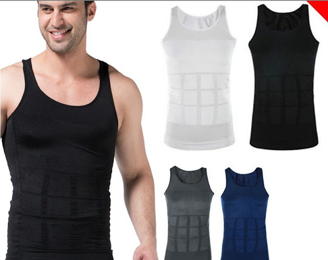 Goods for Sales: Slimming Shaper Vest for Men with Grey and Navy Blue