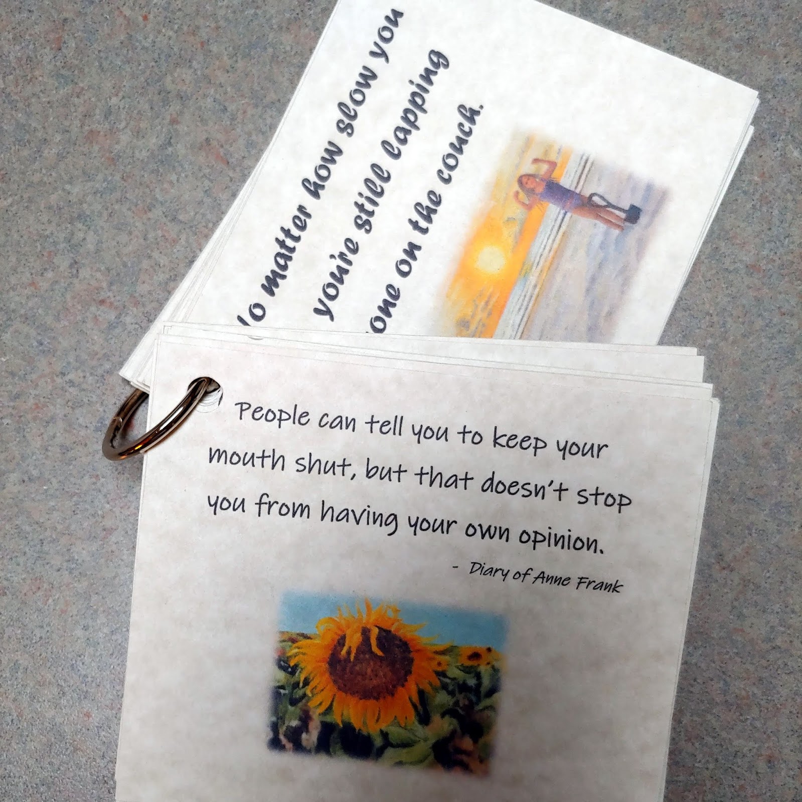 Word Weaver Art: Quote Booklets, Words to Live By